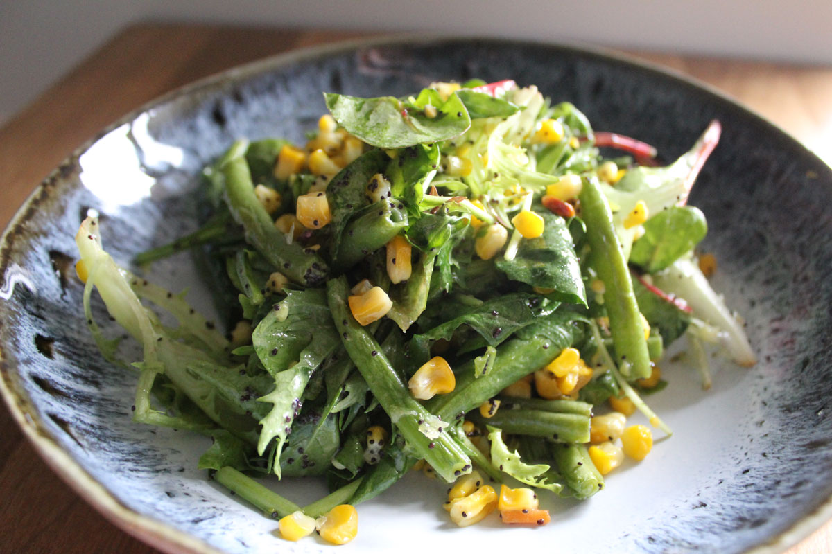 Sister Blistered Corn and Bean Salad – Fame Hungry